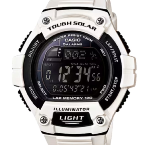 Casio | Wearables | Casio Tough Solar Illuminator Watch Black And White ...